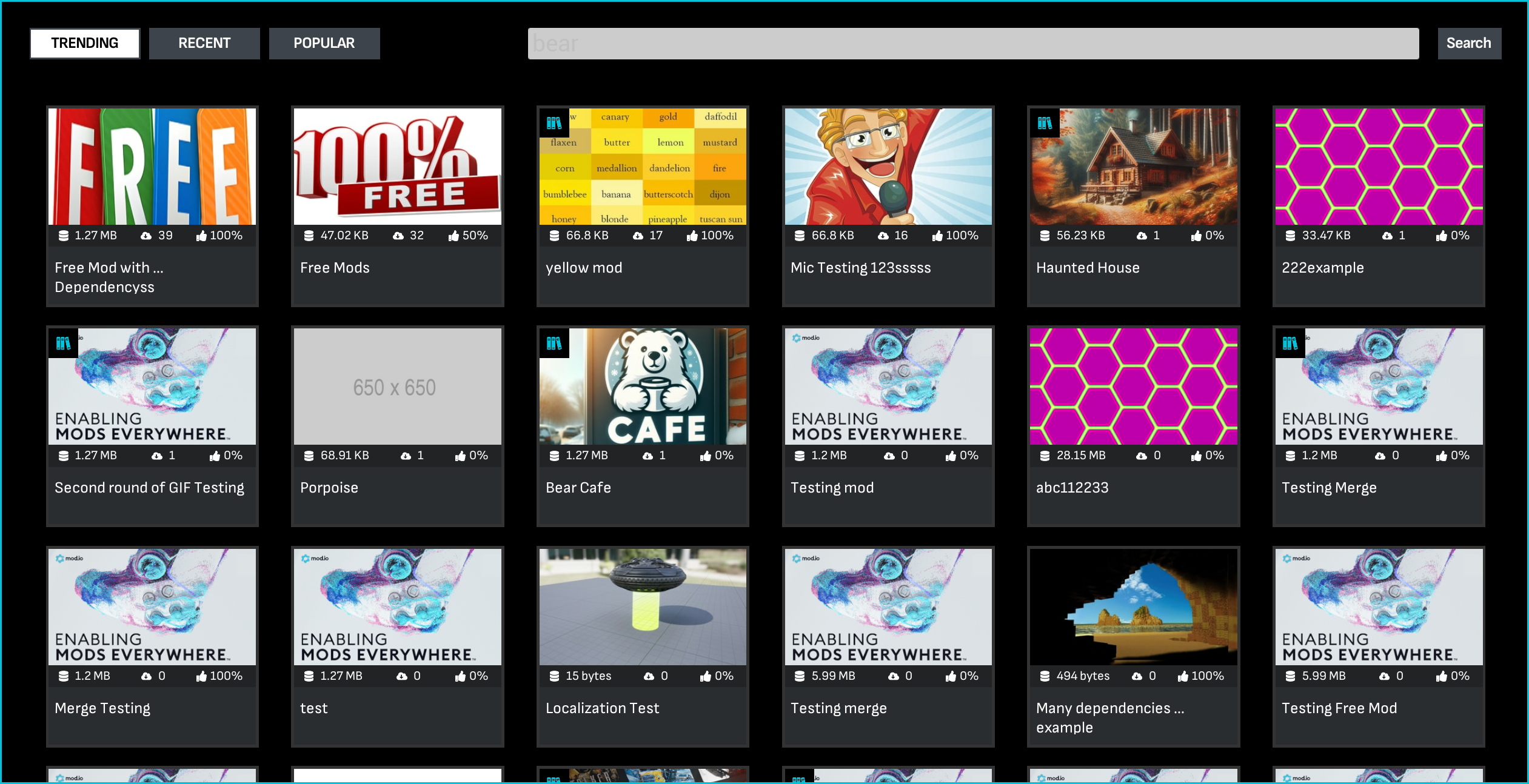 Building a Simple Mod Browser from Components | mod.io Official ...