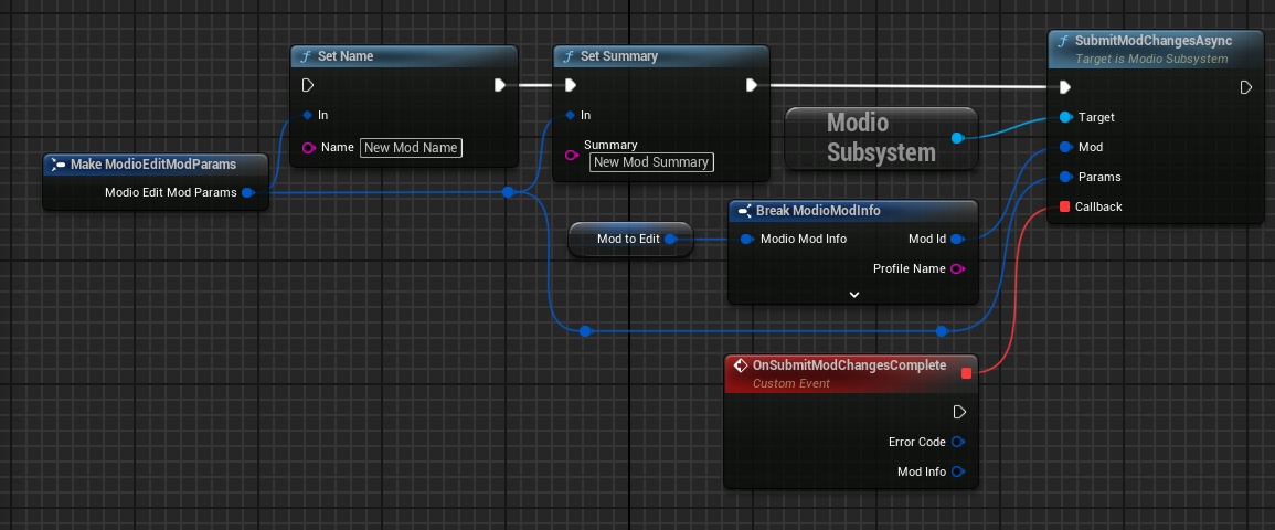Edit an Existing Mod | mod.io Official Documentation